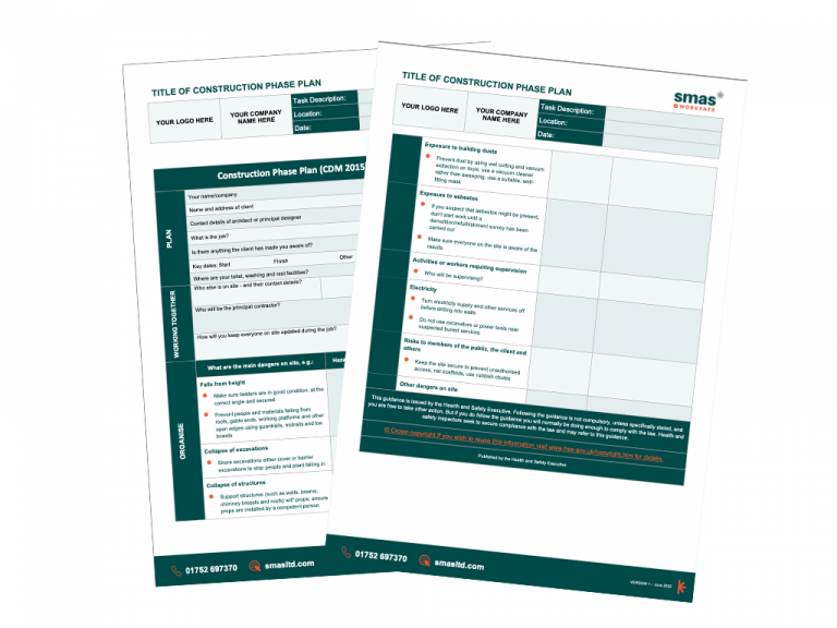 Construction Phase Plan (CPP) | SMAS Worksafe